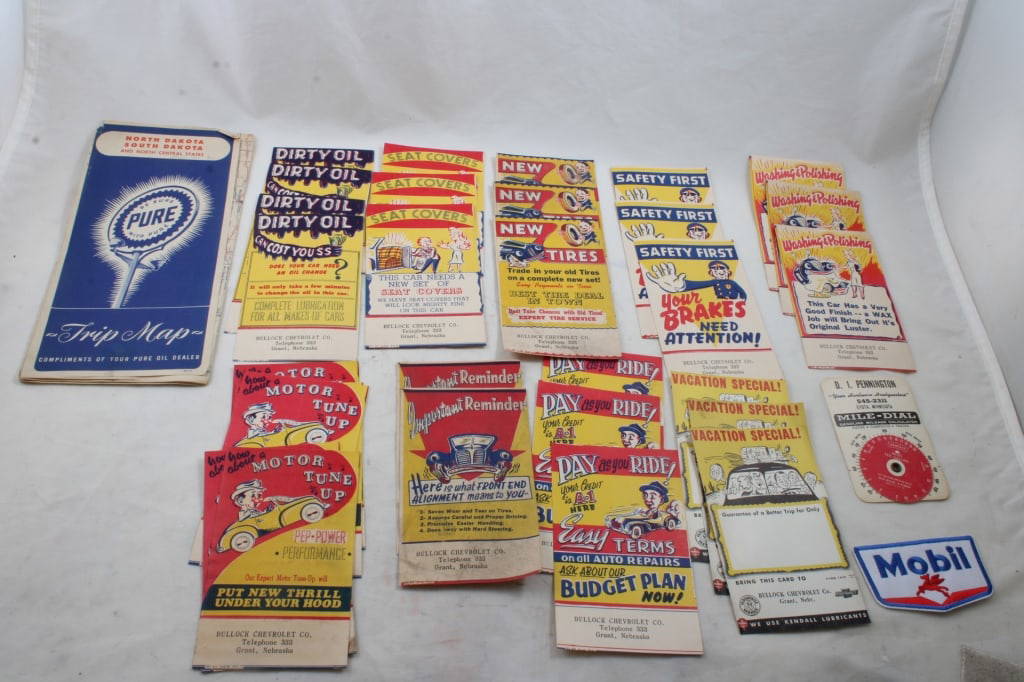 Gas & Oil Vintage Collectibles Mobil Patch, More Auction