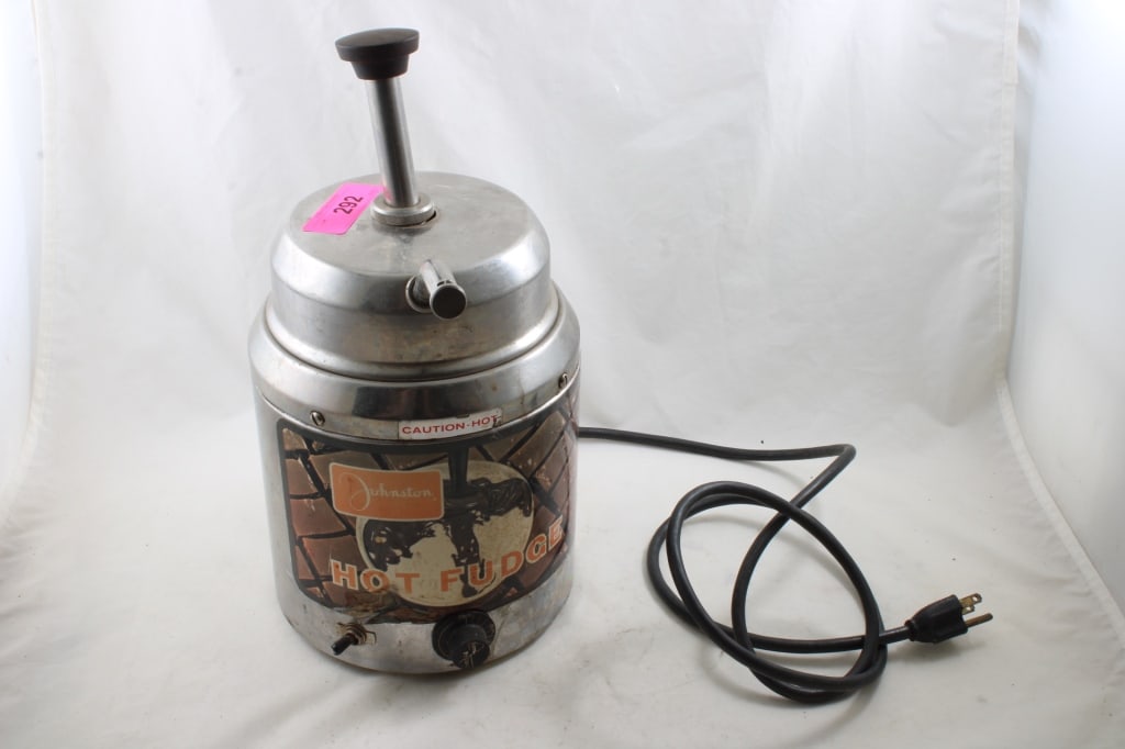 Johnston's Hot Fudge Dispenser Auction