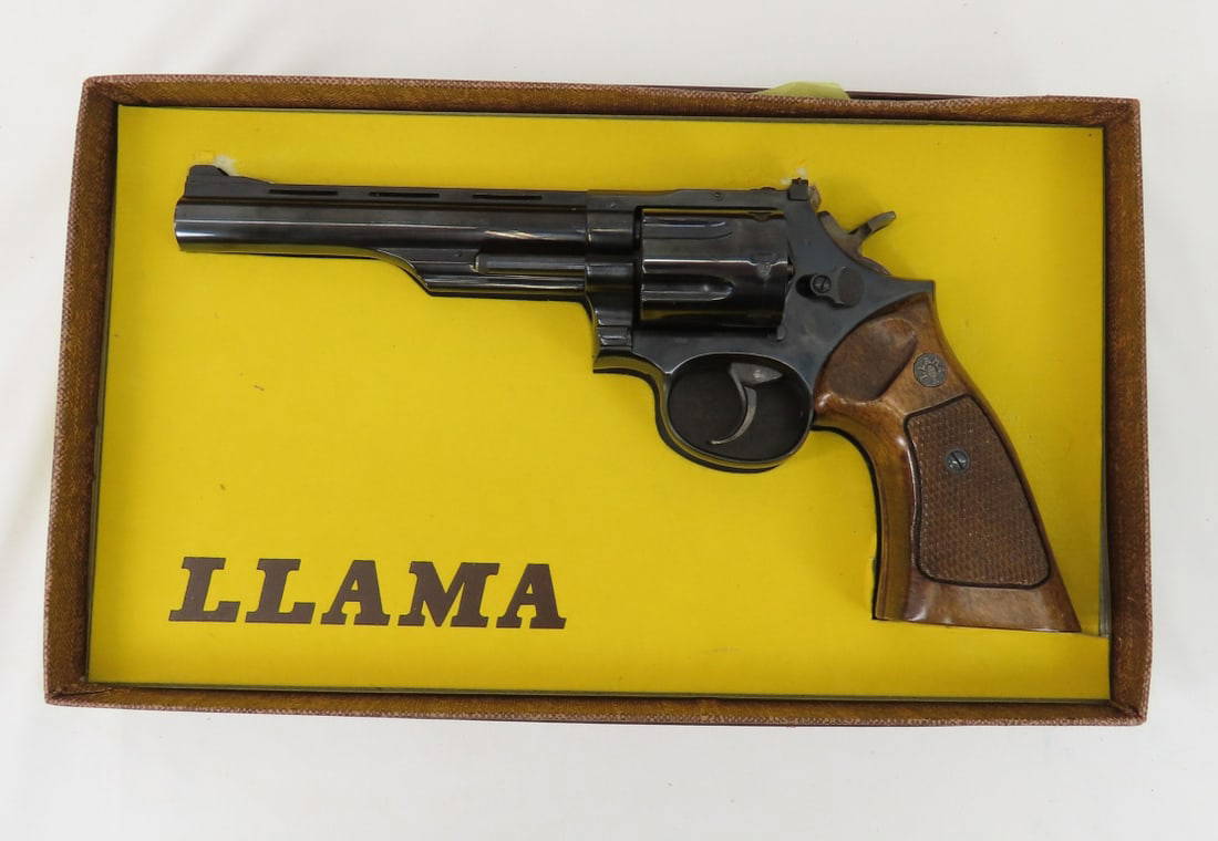 Llama Comanche Iii Revolver .357 Mag In Box Auction