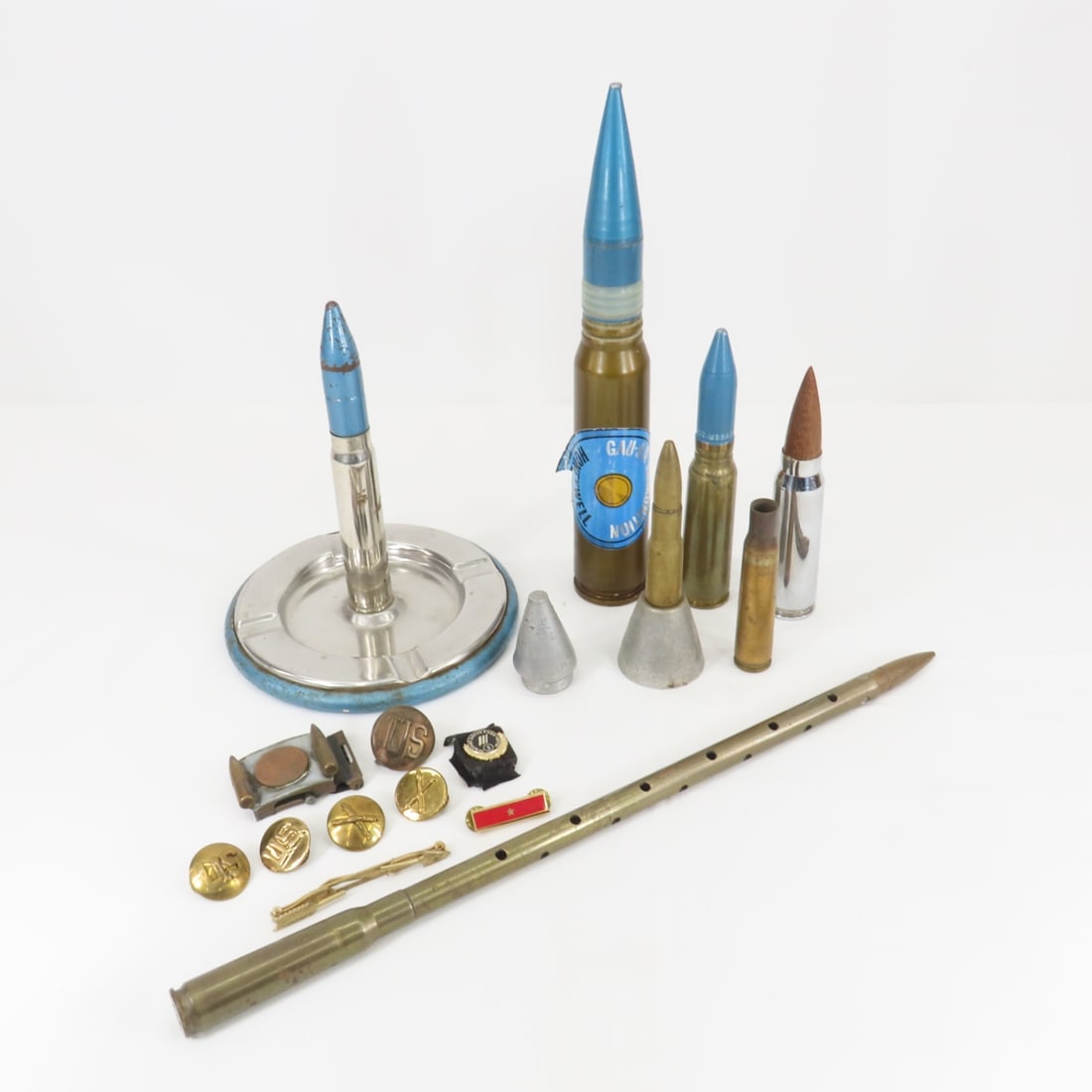 Trench Art Shells And Military Insignia Auction