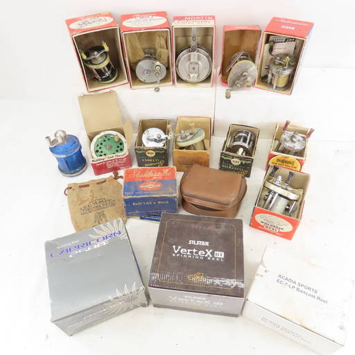 Vintage Fishing Reels In Boxes