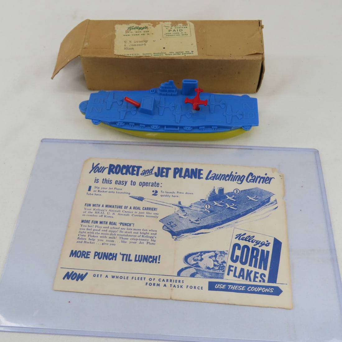 Kellogg's Rocket & Jet Plane Launching Carrier Auction