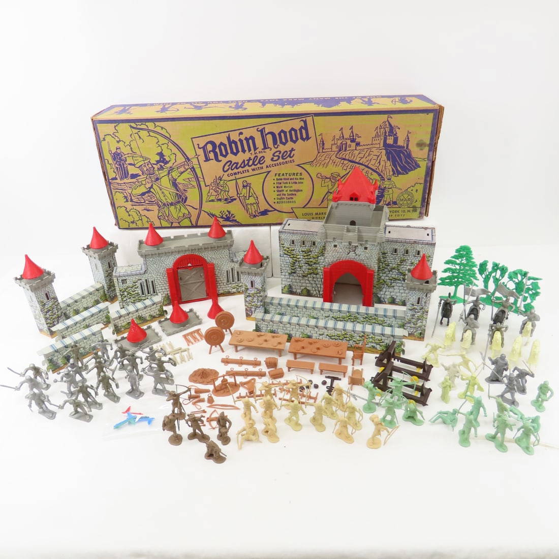 Marx Robin Hood Castle Set In Box Auction