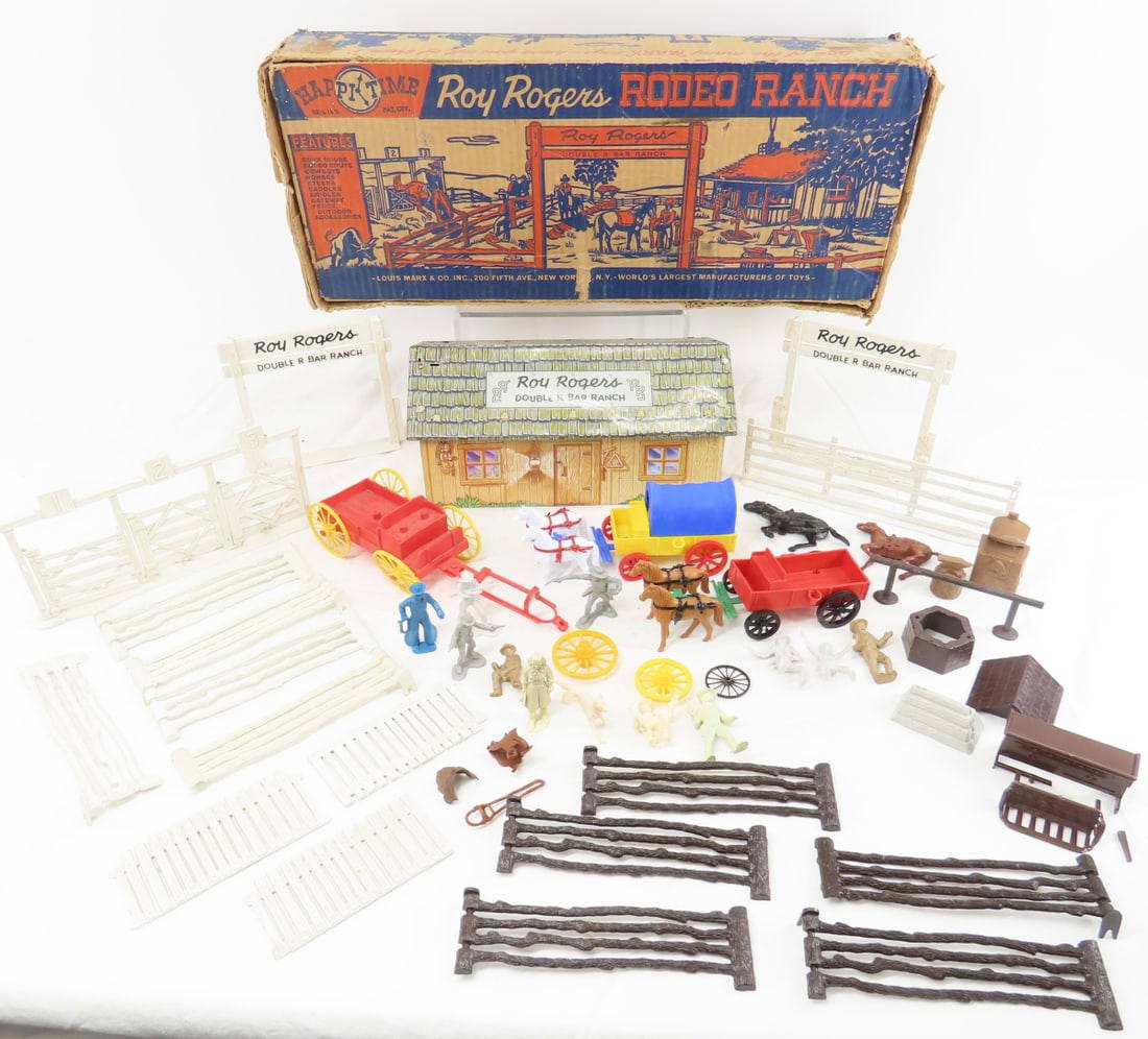 Happitime Roy Rogers Rodeo Ranch Playset In Box Auction