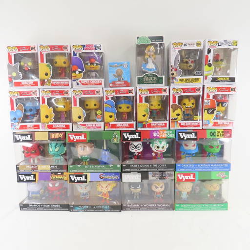 21 Funko Pop! & Vynl Figures, Simpsons & More