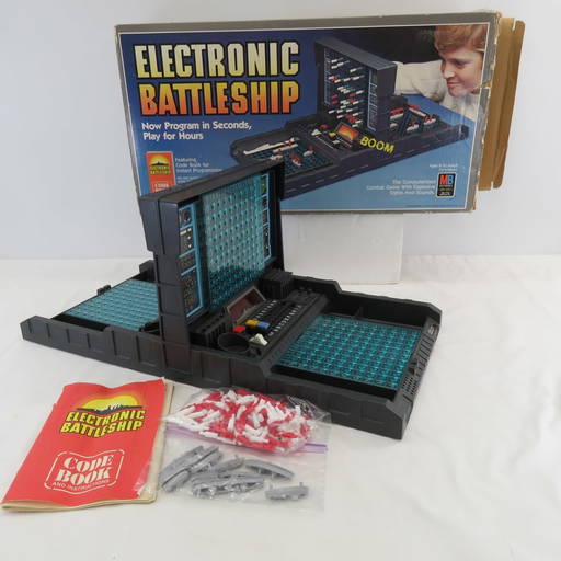 1985 Electronic Battleship Game In Original Box