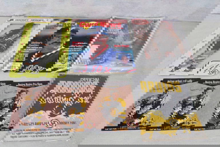 1975 Bobby Orr Hockey Heroes Pin Up Stand Up++