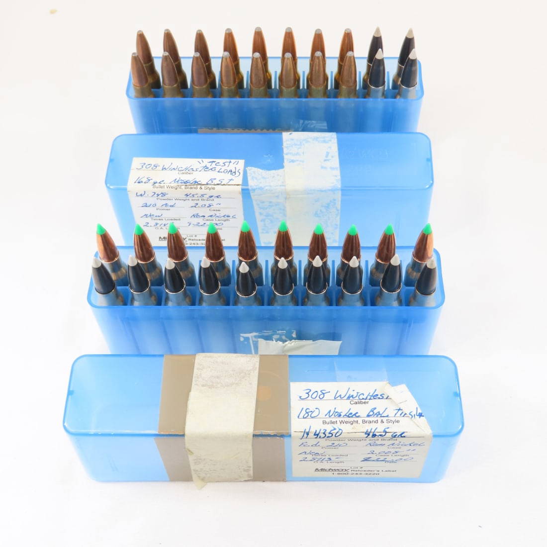 40 Assorted .308 Win Reload Cartridges Auction