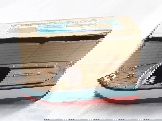 T.n. Japan Battery Op Power Cruiser Toy Boat W/box Auction