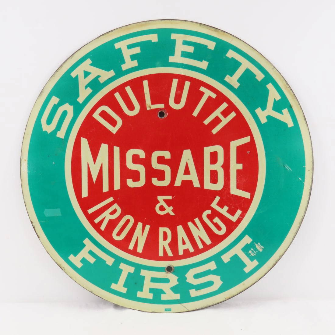 Dm&ir Metal Decal Sign 15" Dia. Auction