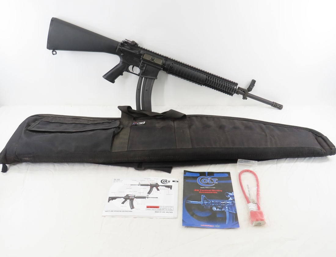 Colt M16 Rifle .22lr Hv In Case Auction