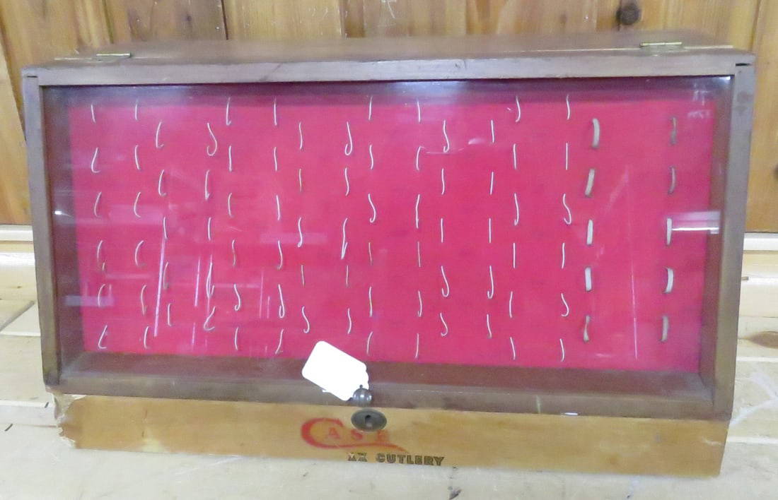 Large Case Knife Display Auction