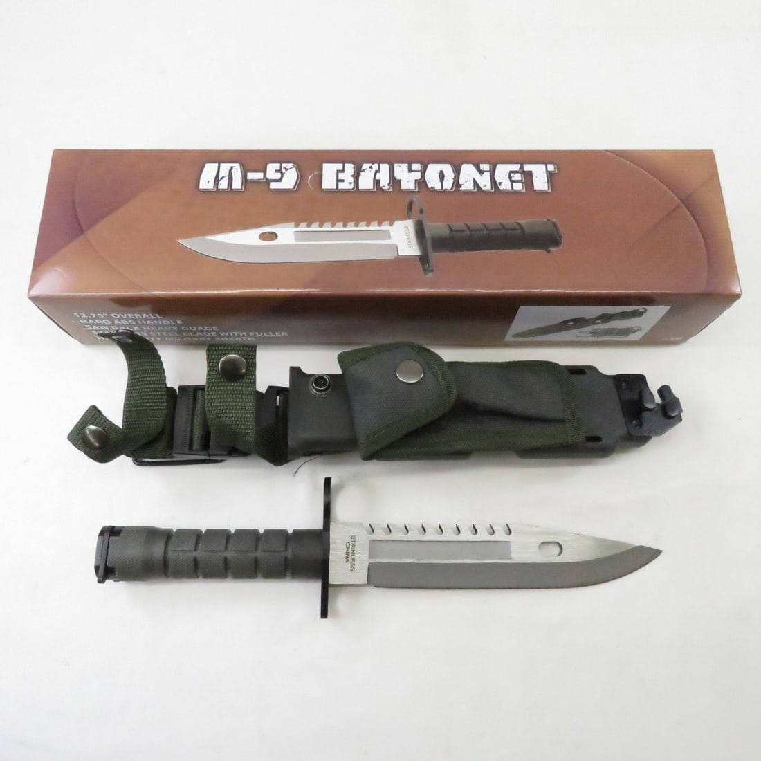 M-9 Sawback Bayonet Replica In Box Auction