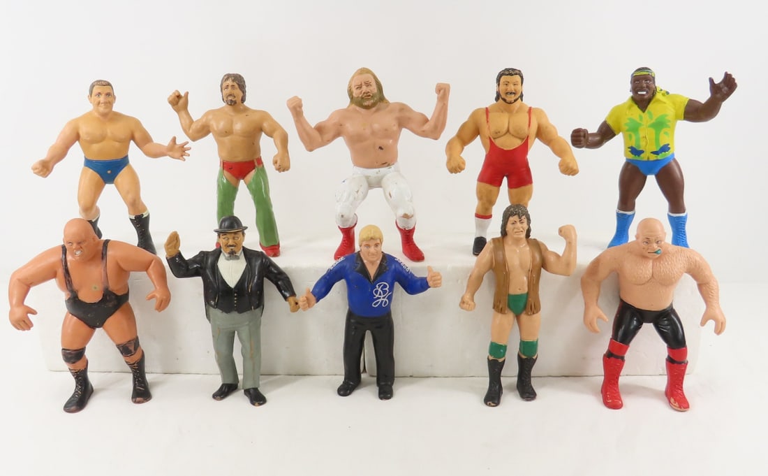 10 Vintage Titan Sports Wrestler Action Figures - Jun 05, 2025 | A New ...