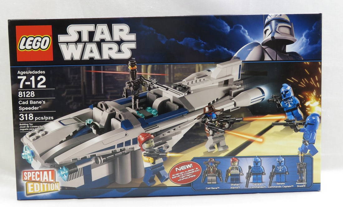 Lego 8128 Star Wars Cad Bane's Speeder Auction