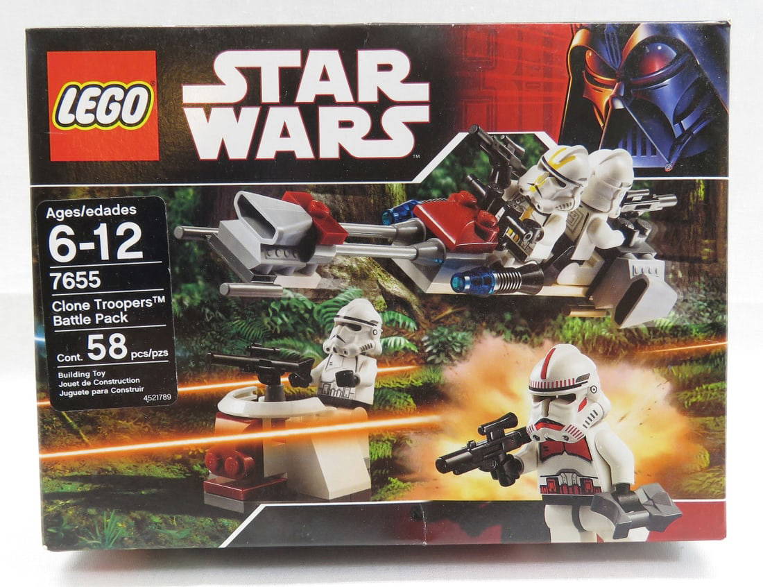 Lego 7655 Clone Troopers Battle Pack Auction