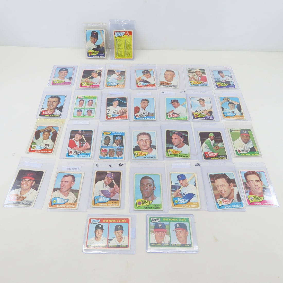 32 1965 Topps Baseball Cards With Stars & Rookies Auction