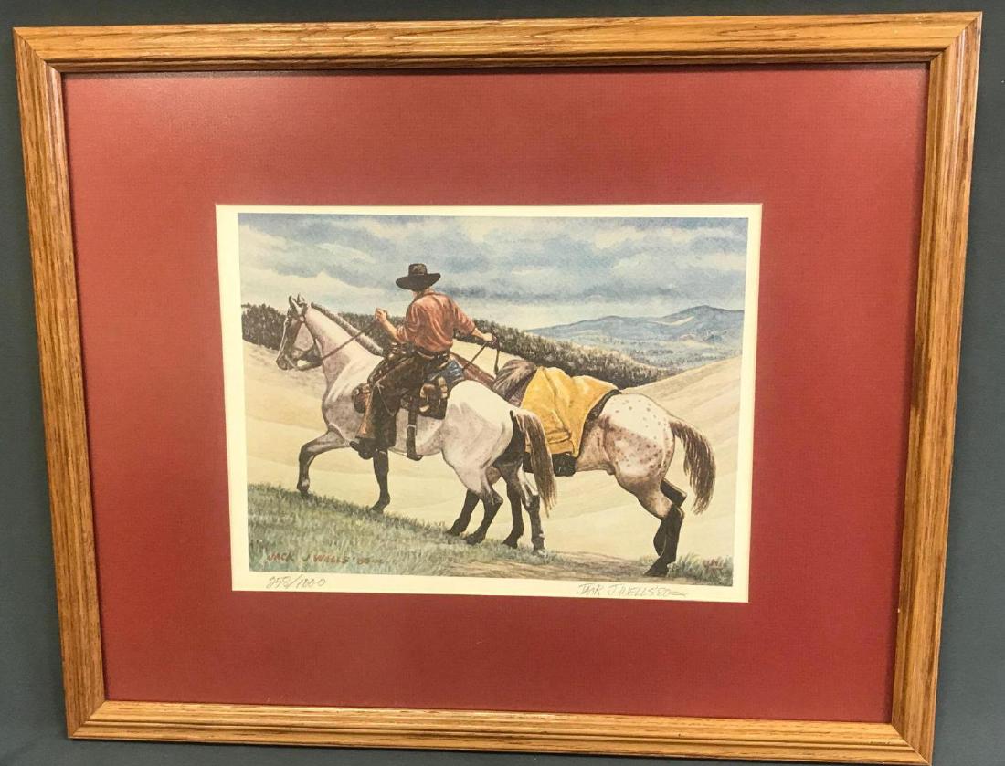 Pencil signed and numbered Jack J. Wells framed print - Oct 21, 2018 ...