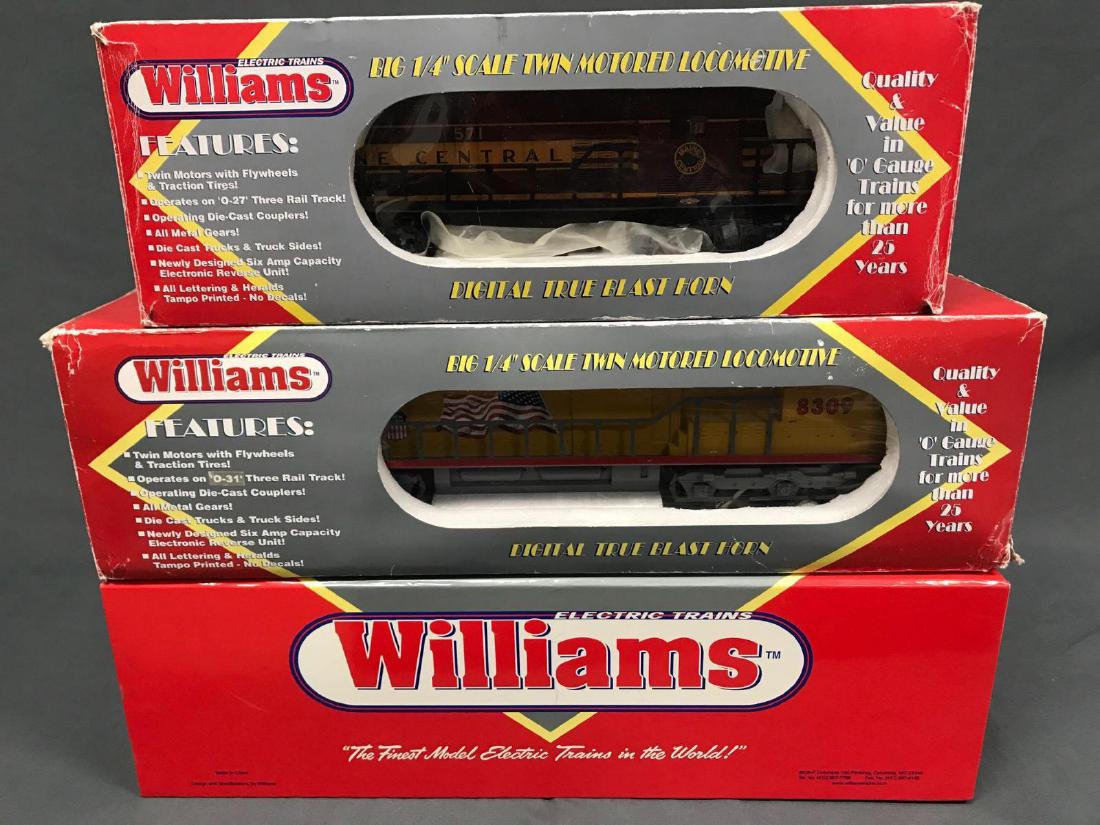 3 Williams O scale Diesel locomotive train engines