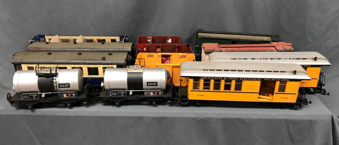 Lot of 12 G Scale Train Cars