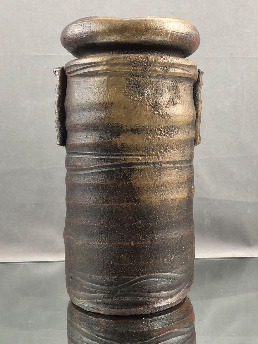 Japanese Bizen Ware Pottery Vase, Showa Period