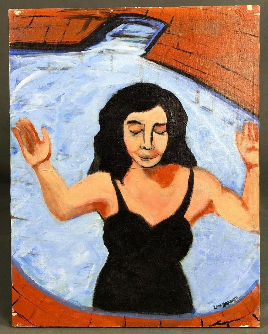 John Barbato, Portrait of a Woman, Acrylic on Canvas