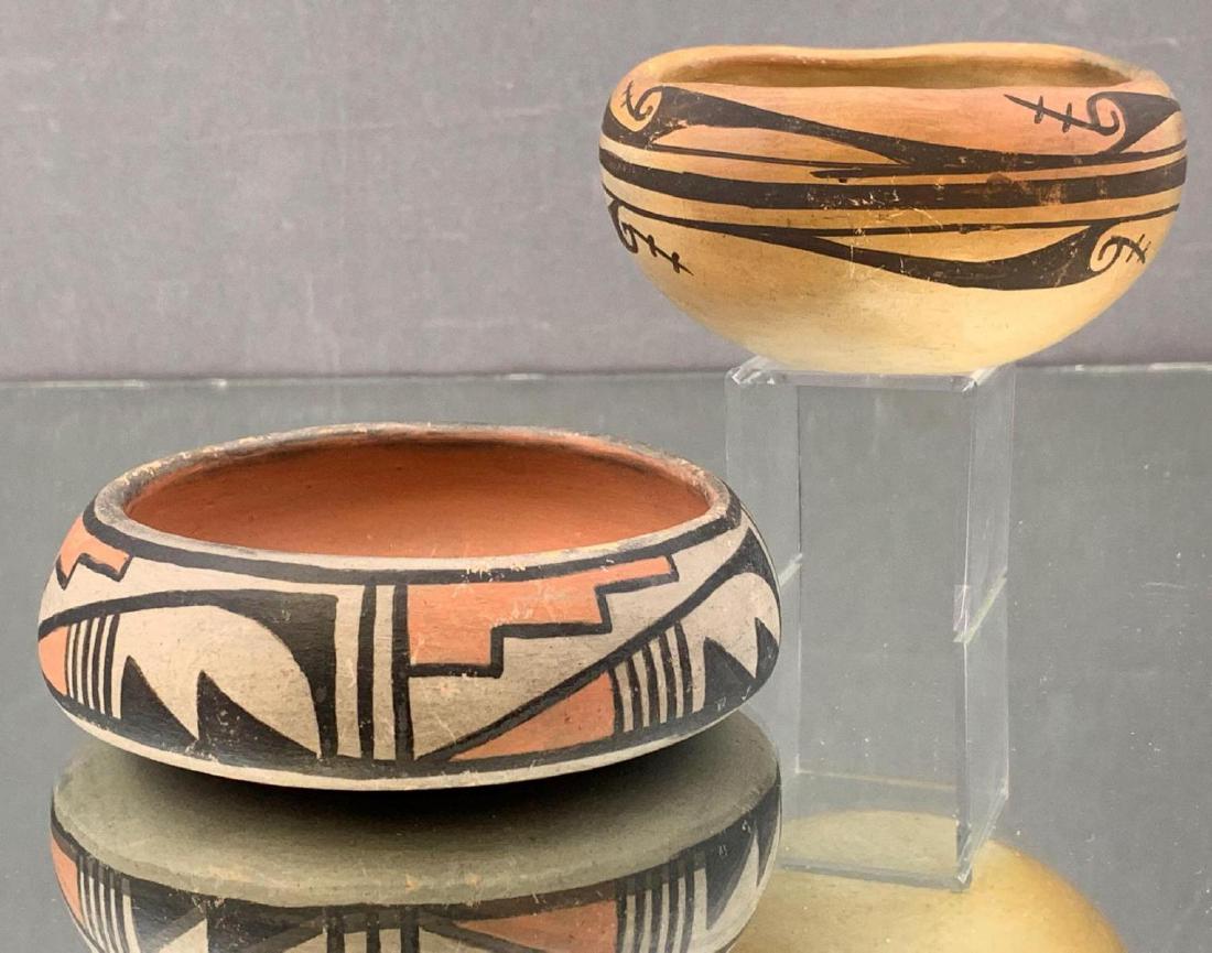 Two Older Native American Pottery Vessels
