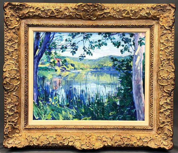 William Malherbe Oil On Canvas