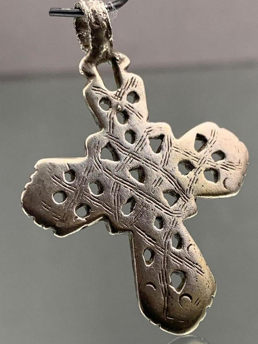 Silver Ethiopian Coptic Silver Cross