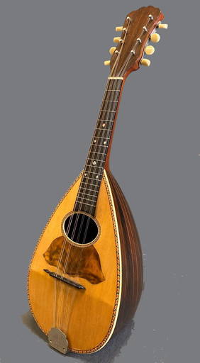 Antique Bay State Bowl Back Mandolin By John C. Haynes