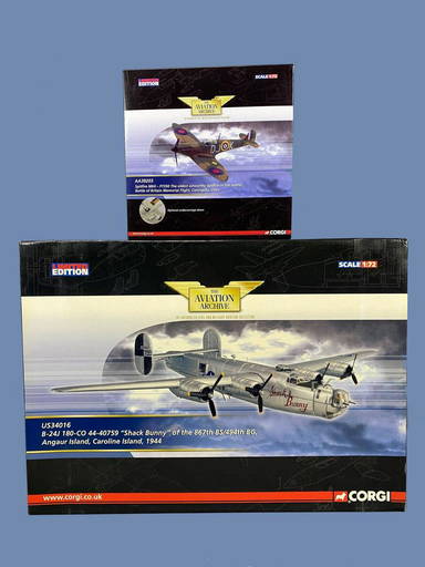 2 Corgi "aviation Archive" 1:72 Scale Diecast Model