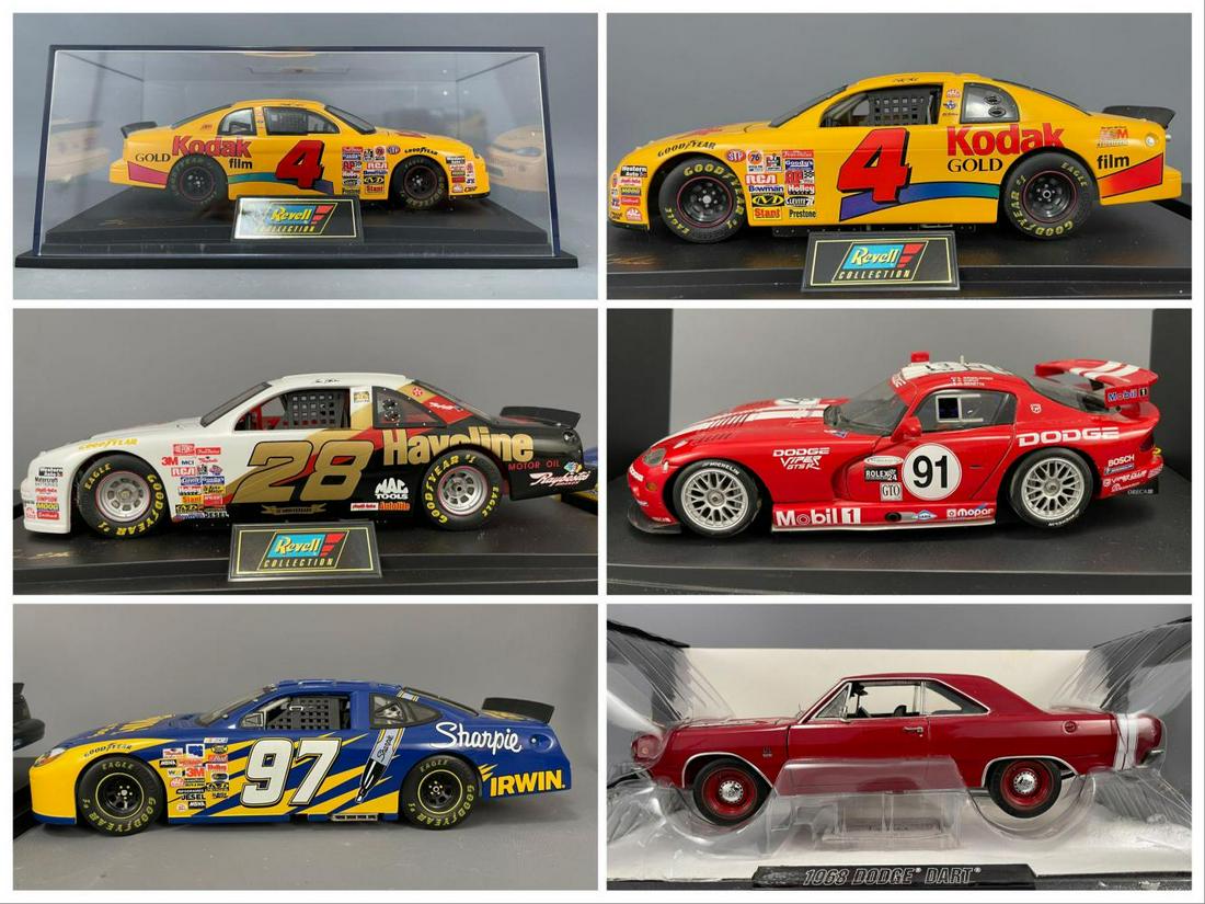 6 Model Cars By Revell, Autoart, Motorworks