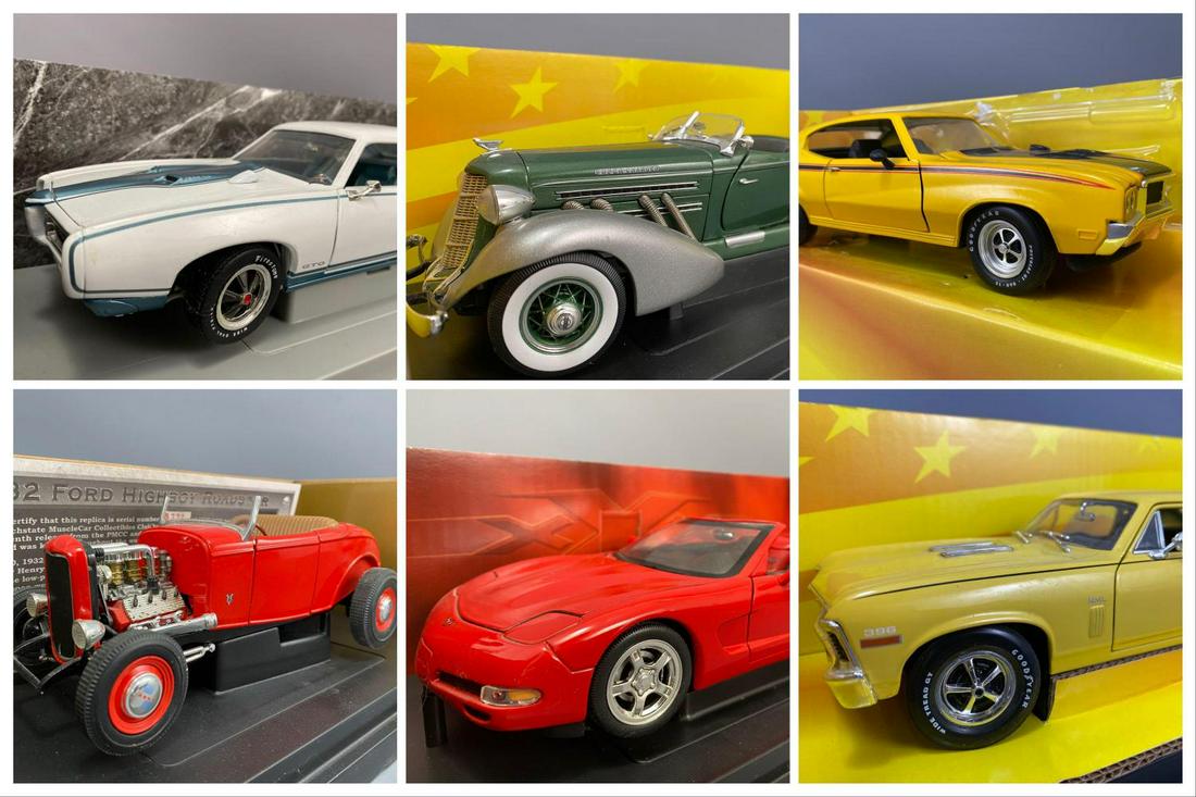 6 Ertl Collectables Diecast Model Cars
