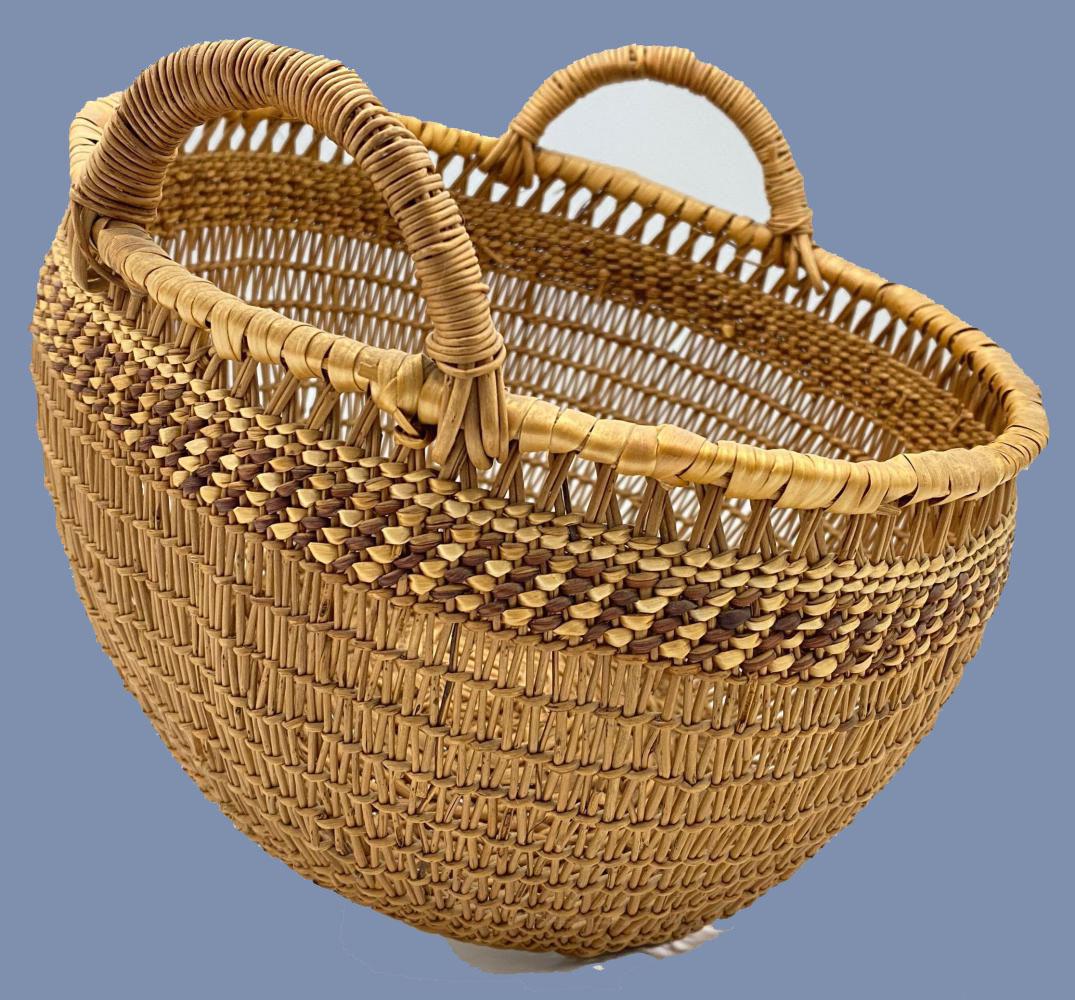 Native American Karuk Open Weave Gathering Basket