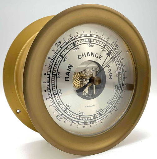 Vintage Atco Brass Barometer