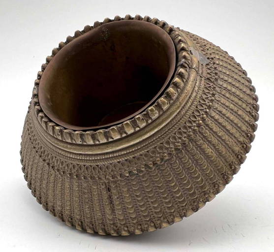 Maxine Barrett, California Modernist Bronze Vase, Mid Century Modern ...