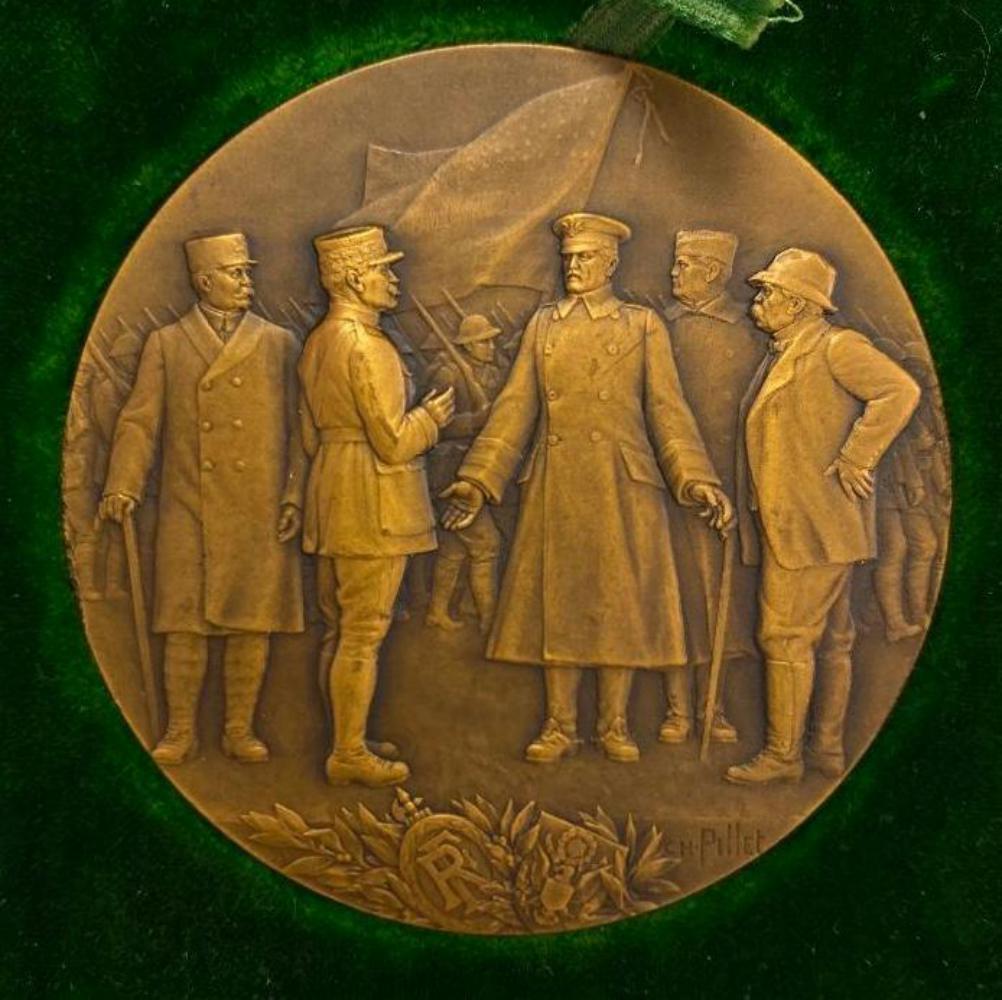 General Pershing Bronze Medal (#0032) on Jun 05, 2022 | Clark's Auction ...