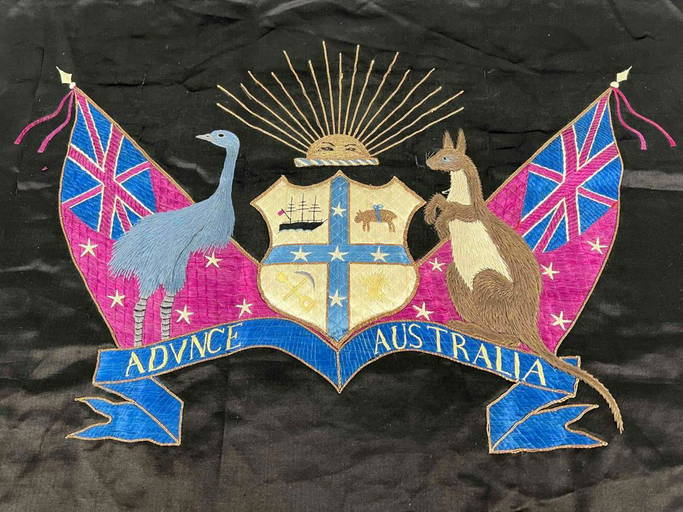 Antique Advance Australia Embroidered Crest (#0224) on Jul 10, 2022 ...