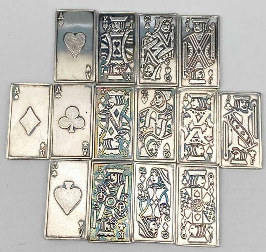 14 .999 Silver Playing Cards