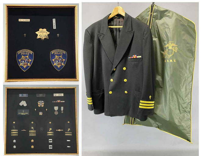 Collection of US Navy and Police Chaplain Badges, Uniform (#0048) on ...