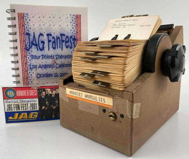 Old Hollywood Movie Star Rolodex