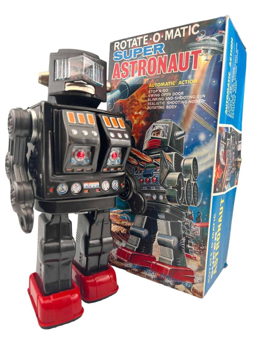 Rotate O Matic Super Astronaut Toy With Original Box Auction