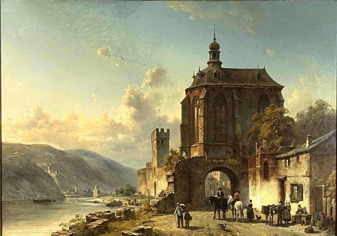 Jacques Francois Carabain (belgian, 1834-1933) Oil On Canvas Auction