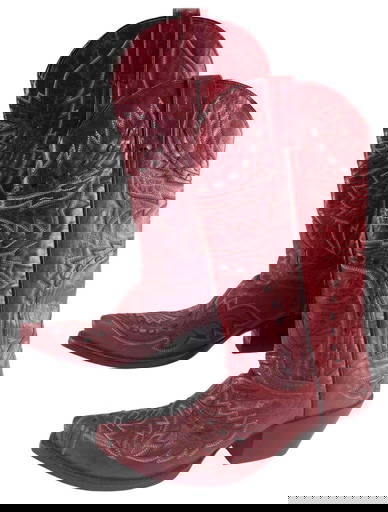 Dan Post Red Leather Western Boots