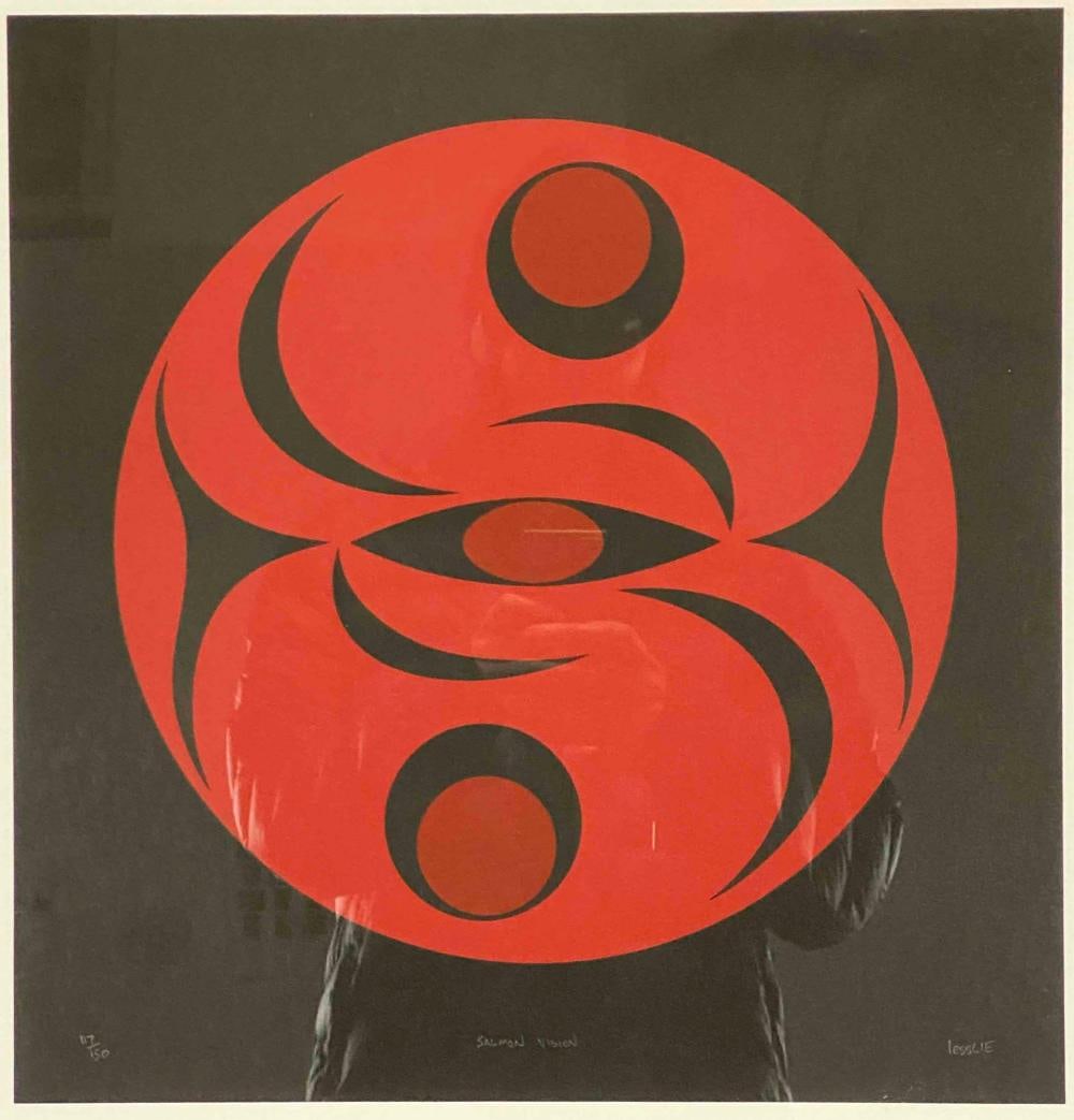 Lesslie (leslie Robert Sam), Salish Northwest Native American ...