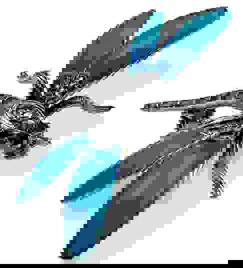 German Sterling Silver Enamel Dragonfly Brooch Auction