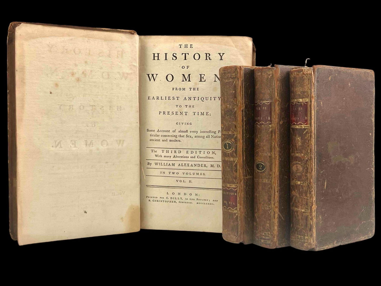 Group Of 18th Century Books: The History Of Women & La Vie De Marianne ...