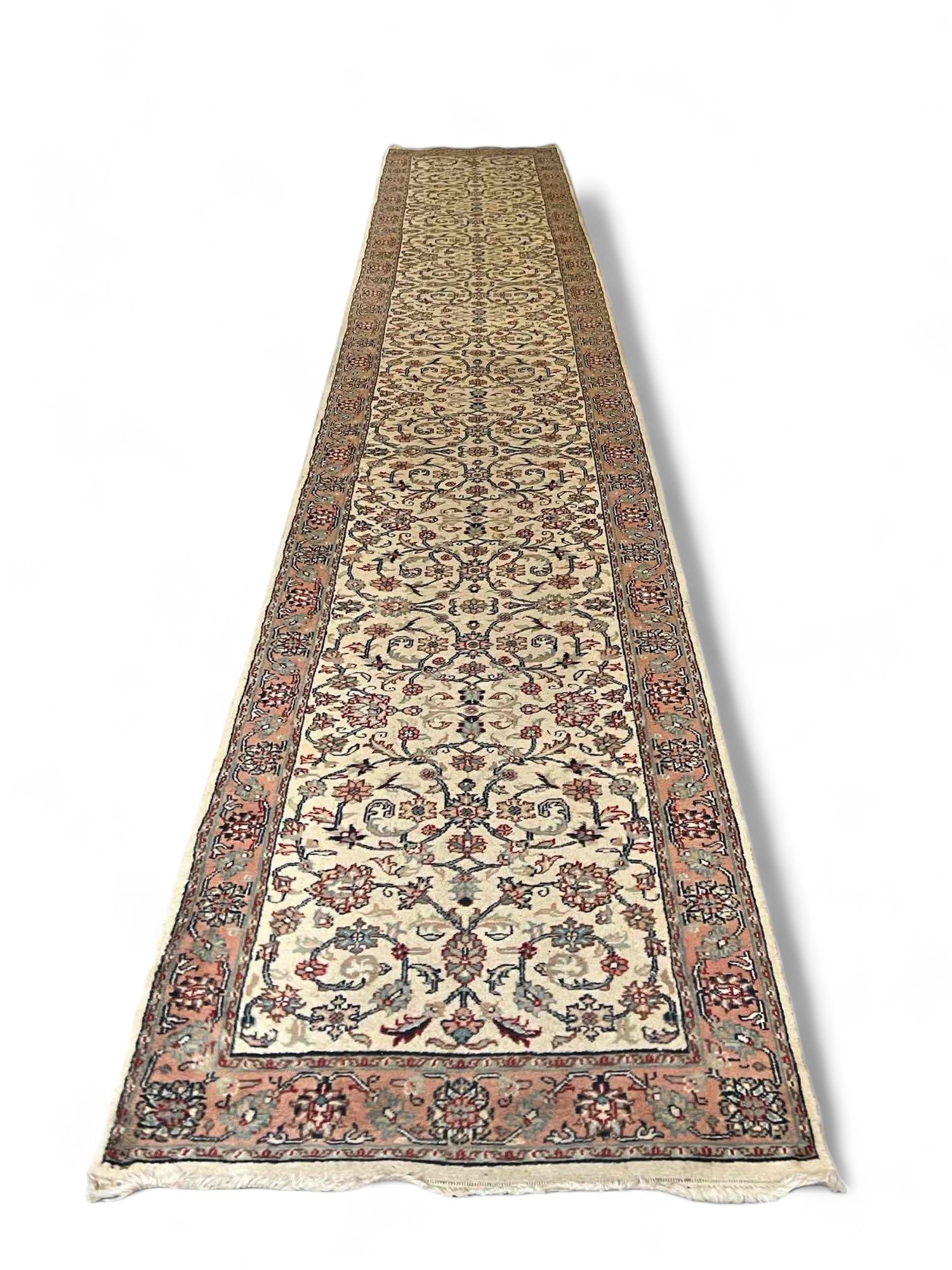 Finely Woven Persian Style Runner Rug Auction
