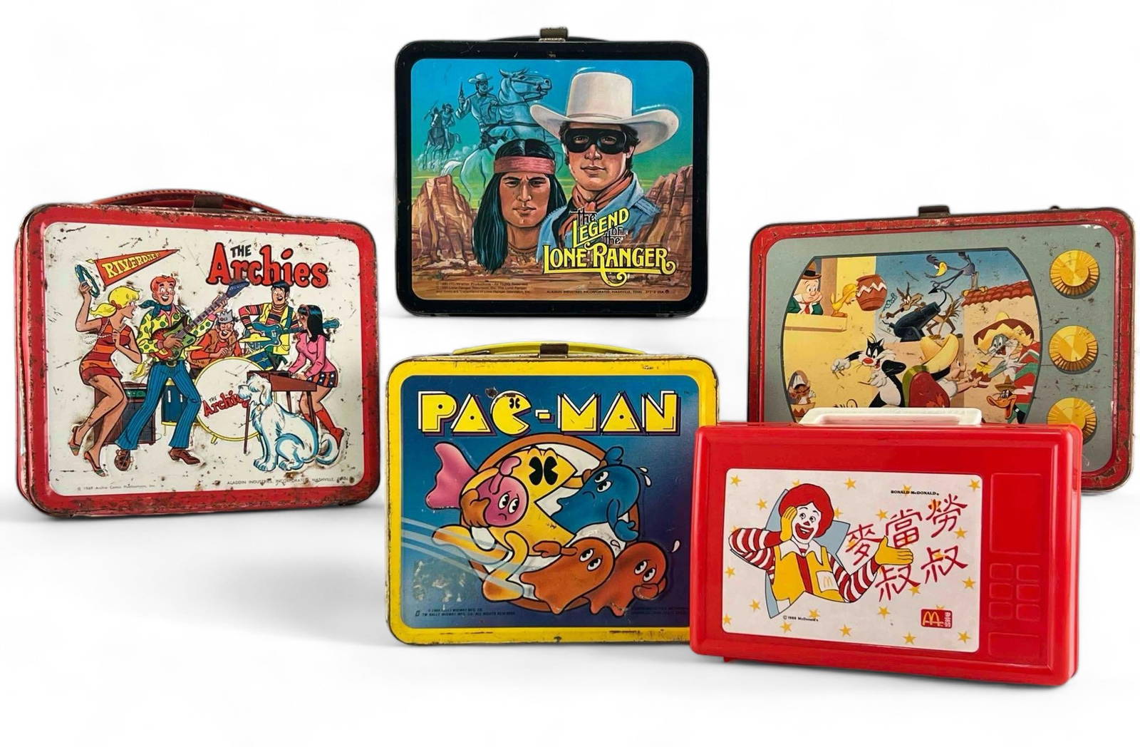 Group Of Vintage Collectible Lunch Boxes Auction