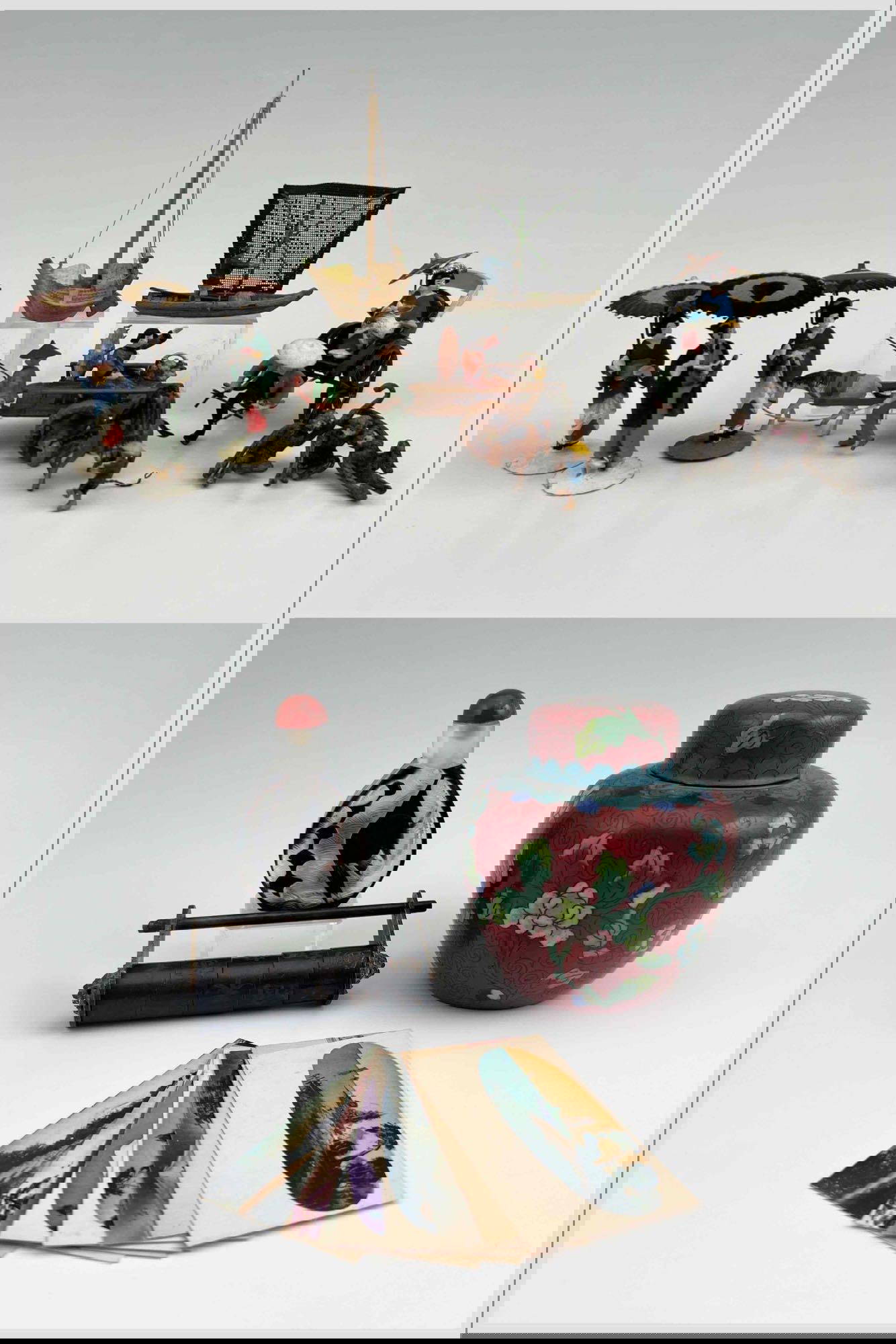 Japanese Miniature Lead Figures & Asian Collectibles Auction